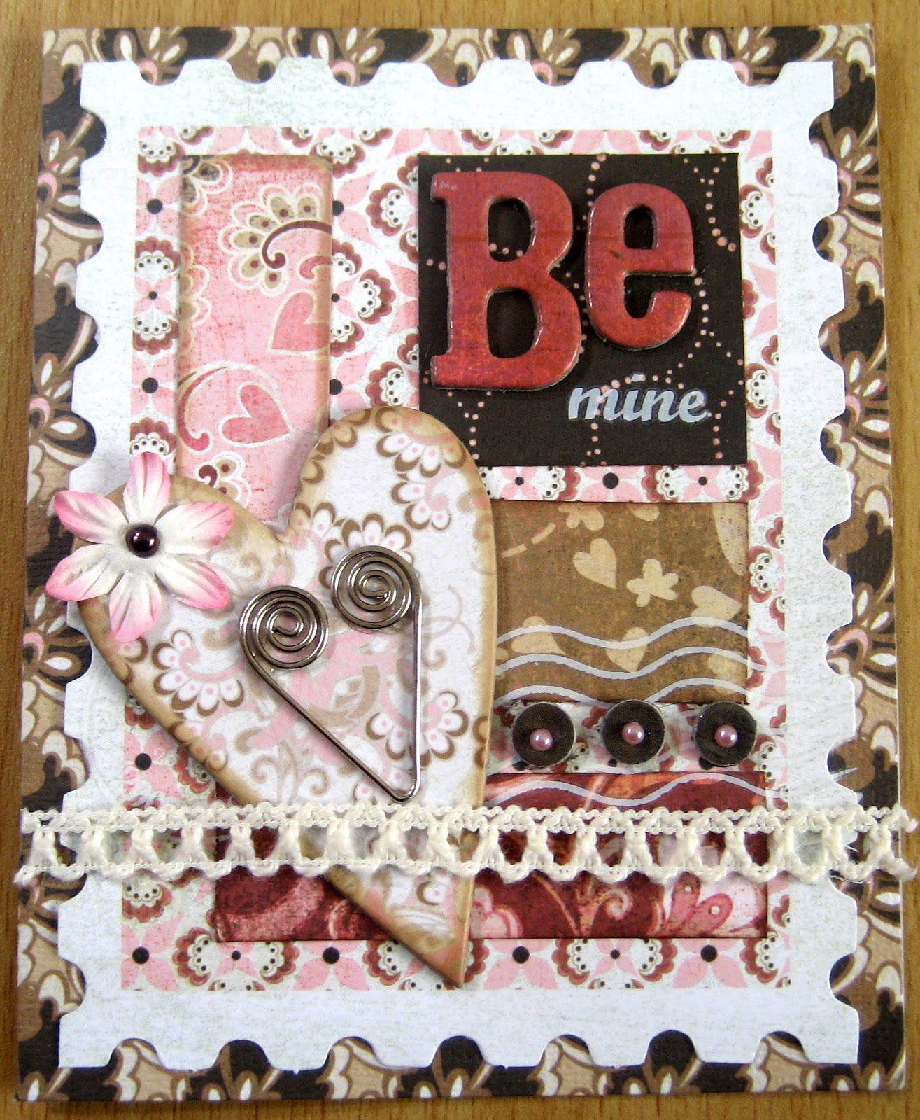 Be Mine – Valentine Challenge Card | Create With Joy