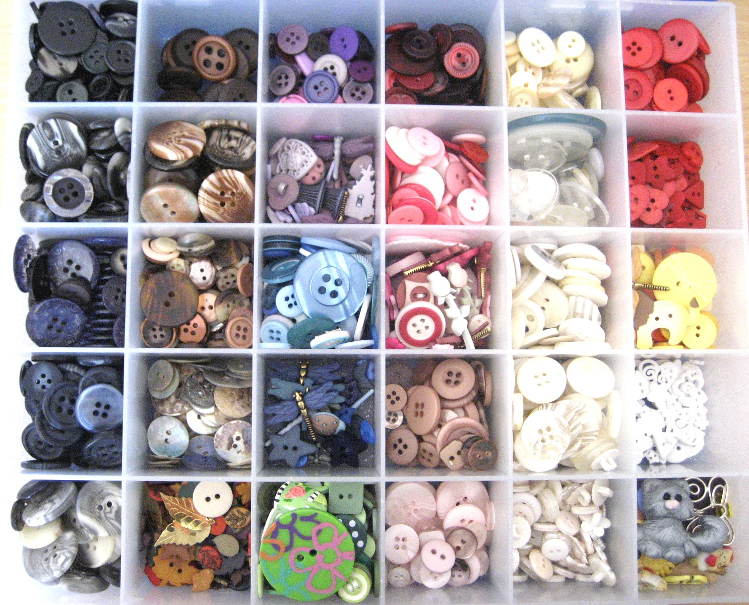 Organization: Beautiful Bountiful Buttons | Create With Joy